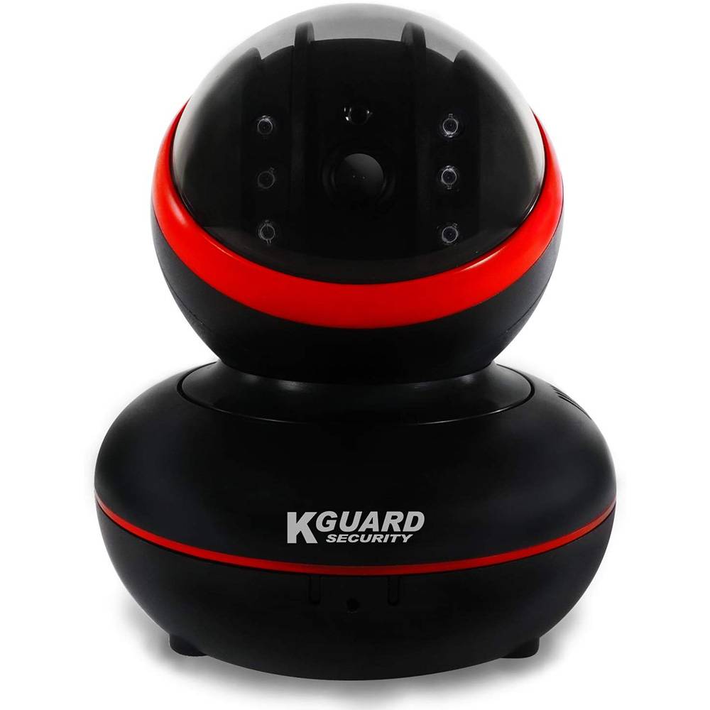 KGuard Security 1080P WiFi Pan/Tilt IP Camera with Night Vision Black ...