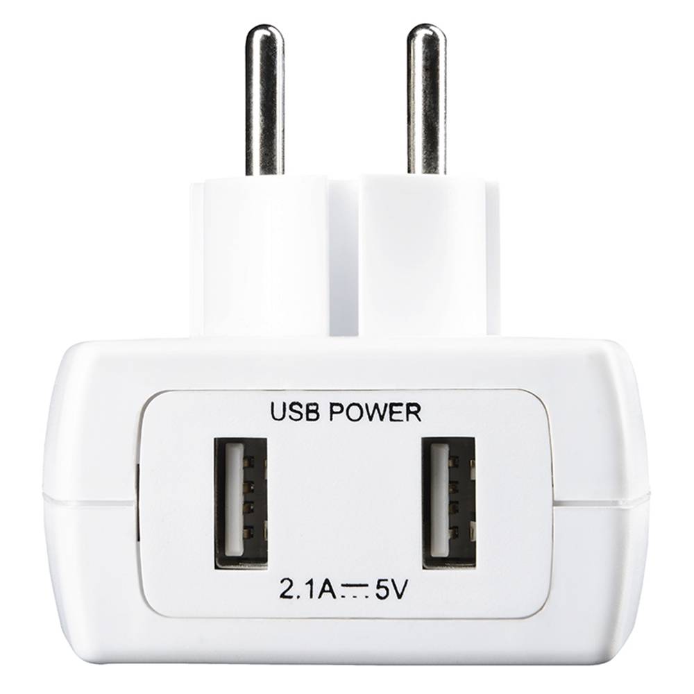 Masterplug USB (2.1A) Travel Adapter - EURO (TAUSBEUR2-MP)
