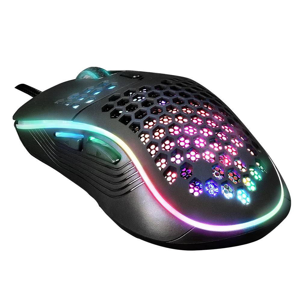 Gamdias ZEUS M4 RGB Honeycomb Optical Gaming Mouse 12800 DPI Mice Combo ...