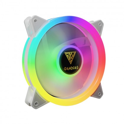 Gamdias AEOLUS M2 1204R 120mm RGB Case and Radiator 4-Fan Pack With ...