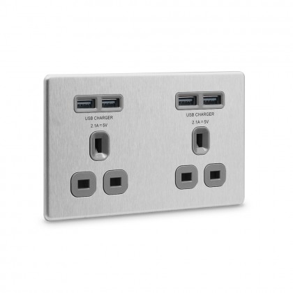 [SIRIM APPROVED] British General 2 Gang Unswitched Wall Power Socket ...
