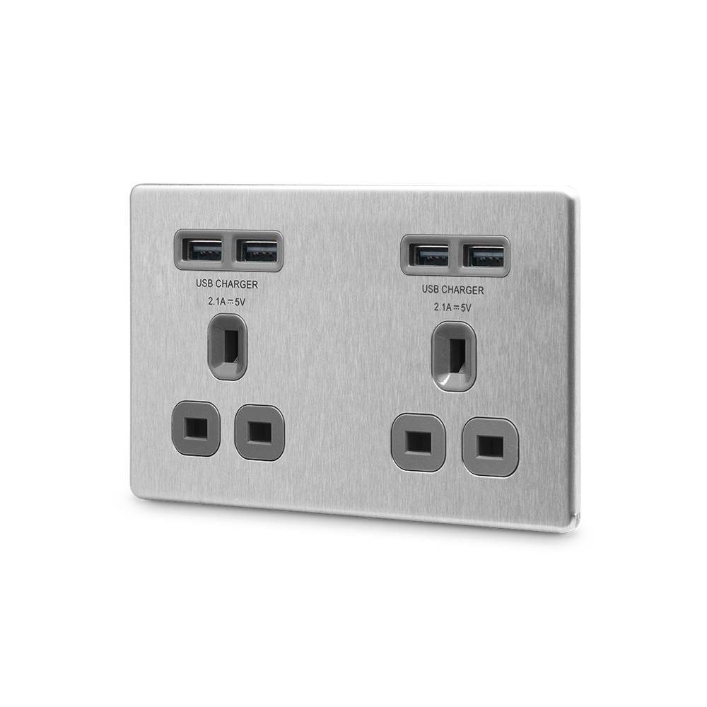 [SIRIM APPROVED] British General 2 Gang Unswitched Wall Power Socket ...