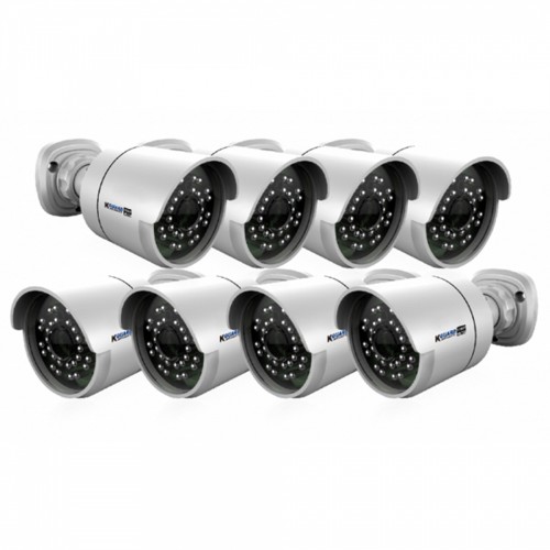 KGuard Security Hybrid Series Combo Set CCTV 16 Channel 16 Camera ...