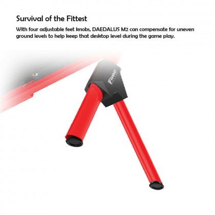 Gamdias Daedalus M2 RGB Gaming Desk Red Multipurpose Gaming Table ...