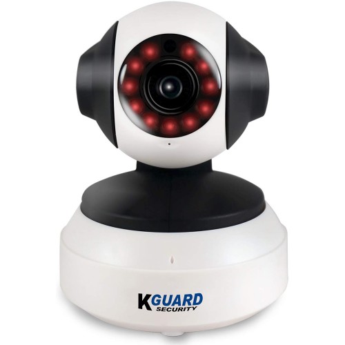KGuard Security 720P WiFi Pan/Tilt IP Camera with Night Vision White ...
