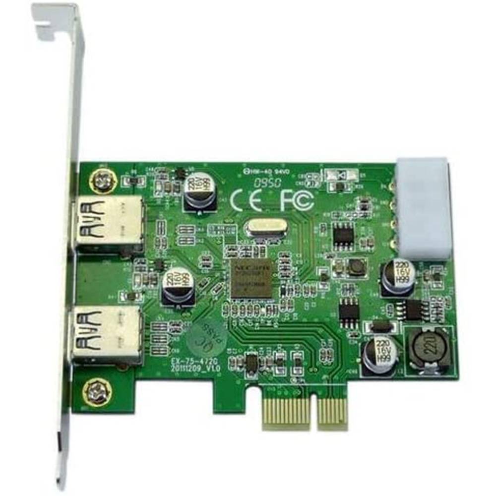 HornetTek 2-Port USB 3.0 Internal PCI-e Adapter Card (HT-PCIU3N)
