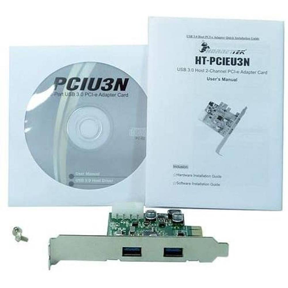 HornetTek 2-Port USB 3.0 Internal PCI-e Adapter Card (HT-PCIU3N)