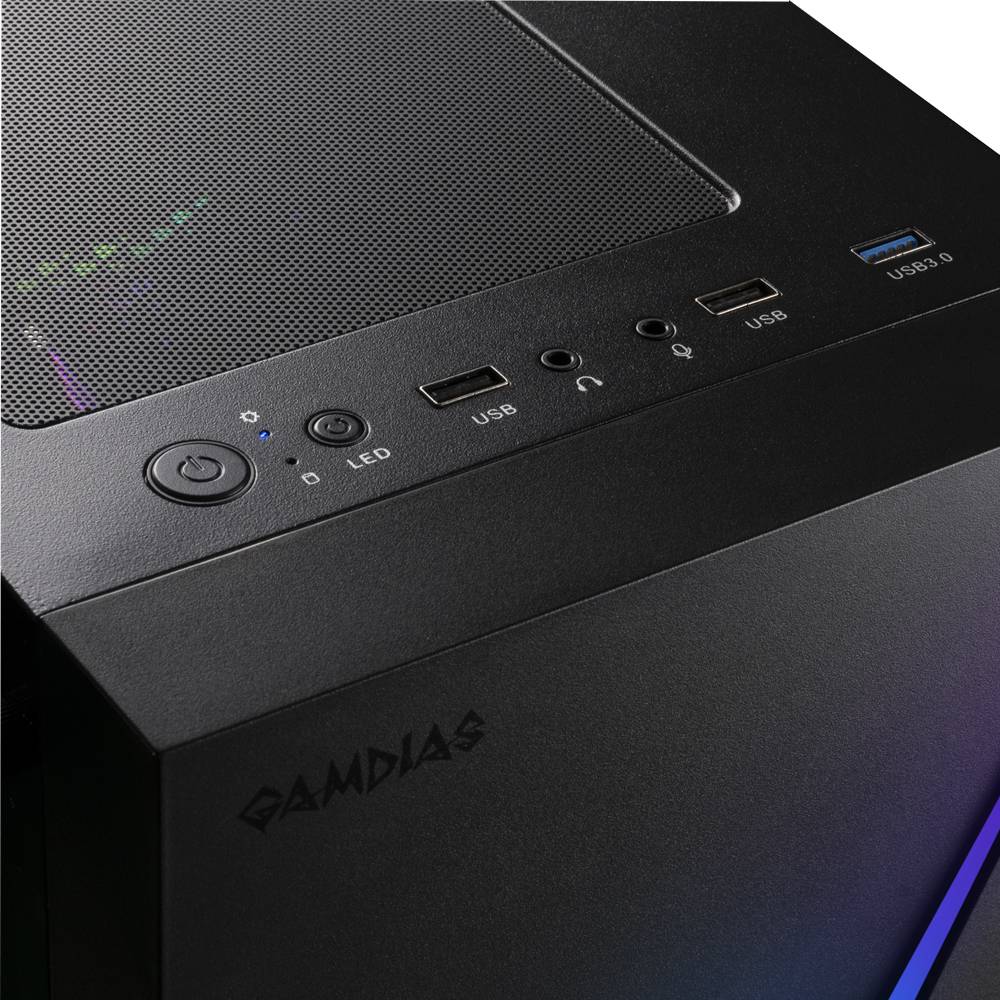 Gamdias ARGUS E5 Mid Tower PC Case RGB ATX Micro-ATX Mini-ITX Desktop ...