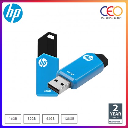 HP V150W USB Flash Drives (16GB/32GB/64GB/128GB) Durable Sliding ...