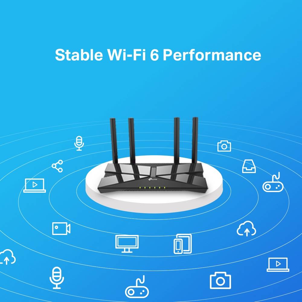 TP-Link Wi-Fi 6 AX1500 Archer AX10 Triple-Core CPU Next-Gen Gigabit ...