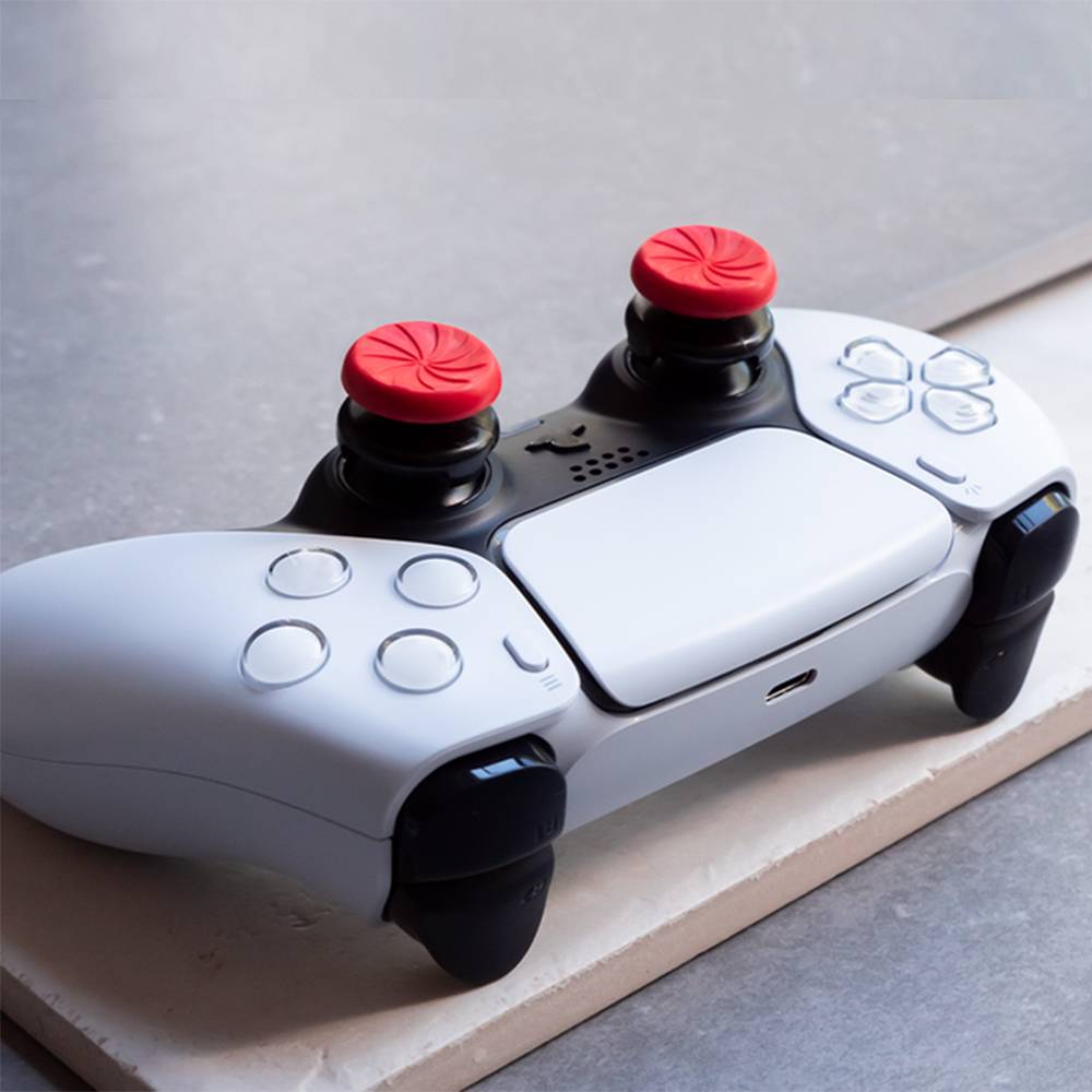 KontrolFreek FPS Freek Inferno Red Spiral Concave High-rise ThumbGrip ...