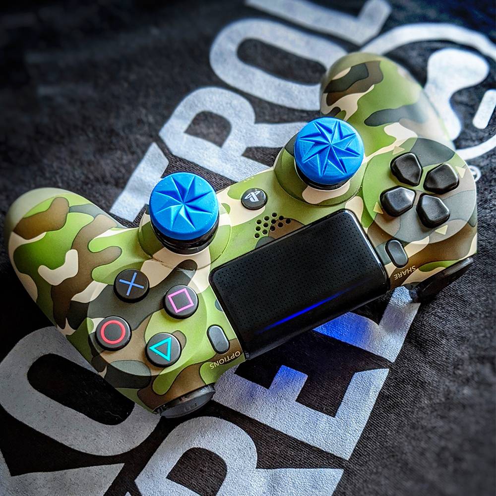 KontrolFreek FPS Freek Edge Blue Eight Contact Point Pattern Hybrid ...