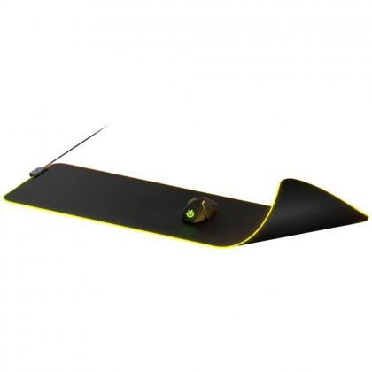 SteelSeries QcK Prism Cloth Series RGB Gaming MousePad Micro-Woven ...