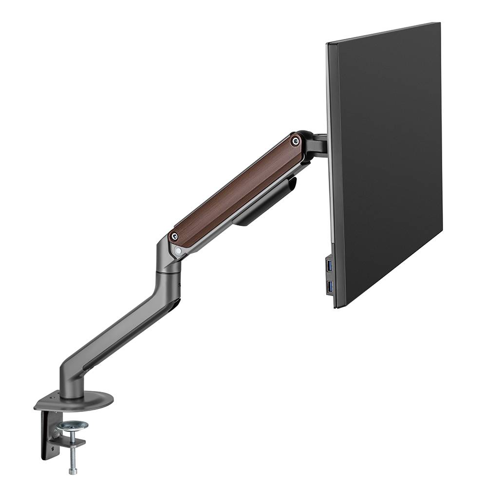 Brateck Single Monitor Stand Economical Spring-Assisted Monitor Arm Fit ...