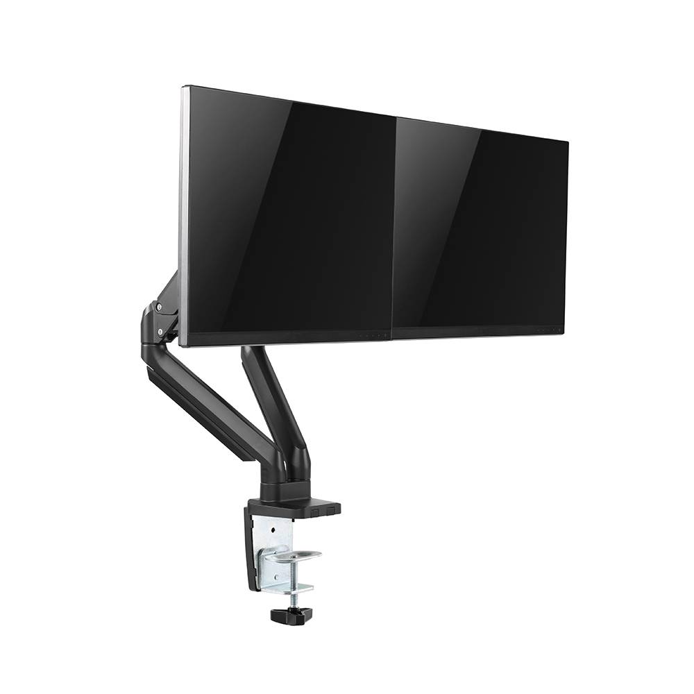 Brateck Premium Dual Monitors Stand Aluminum Gas Spring Monitor Arm Fit ...