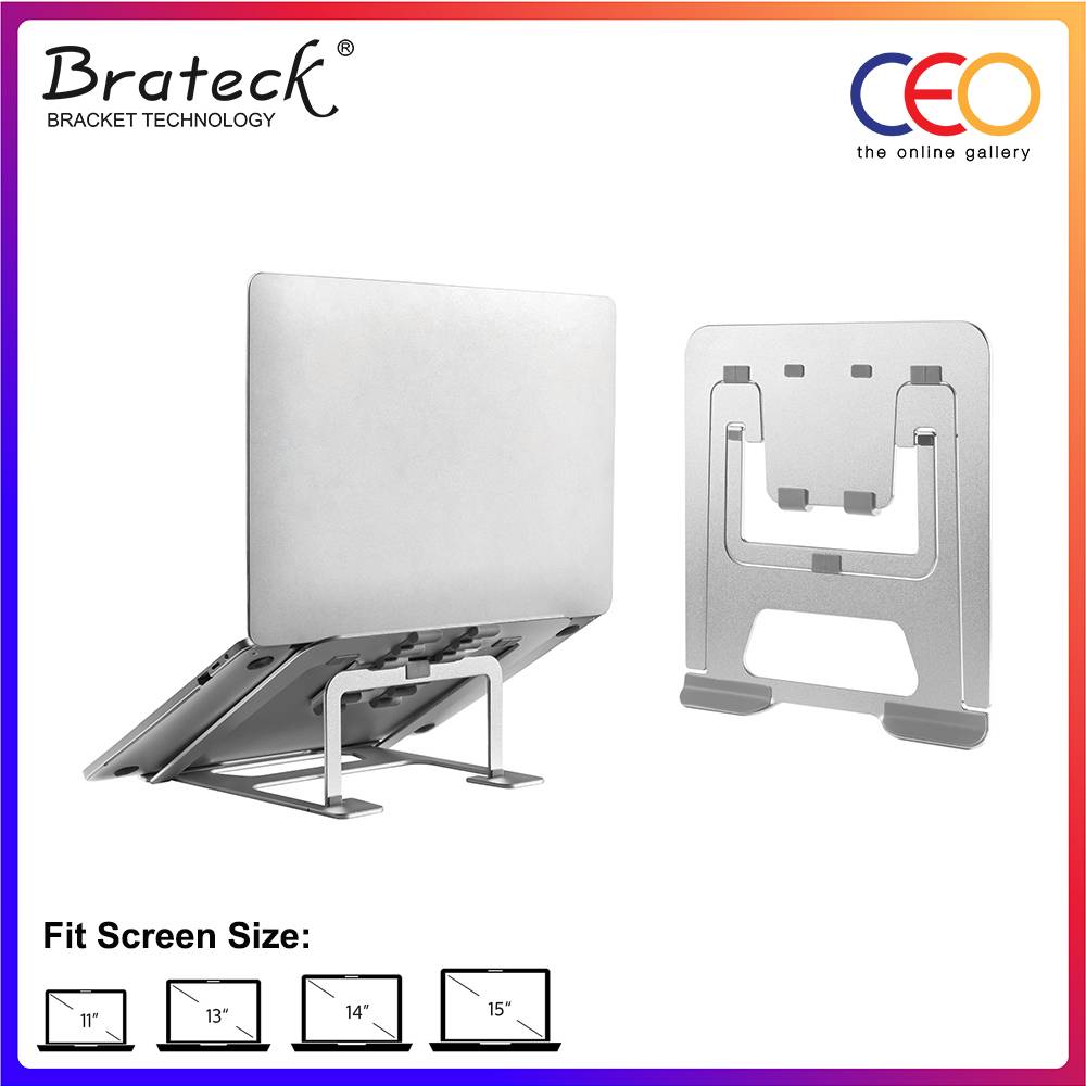 Brateck Portable 6-Level Adjustable Laptop Riser For 11"-15" Tablets ...