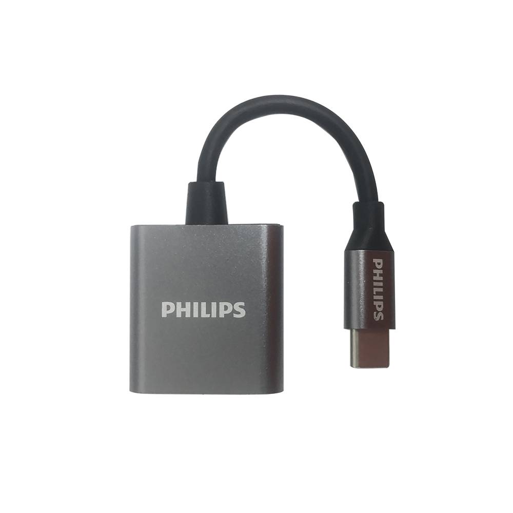 Philips USB-C to 3.5mm Jack and USB-C Audio Adapter Support USB-C ...