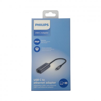 Philips USB Type-C Male to Ethernet LAN Female Port Adapter RJ45 ...