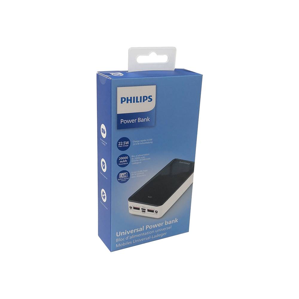 Philips 22.5W Power Bank 20000mAh Fast Charge Powerbank for iP 15/14 ...