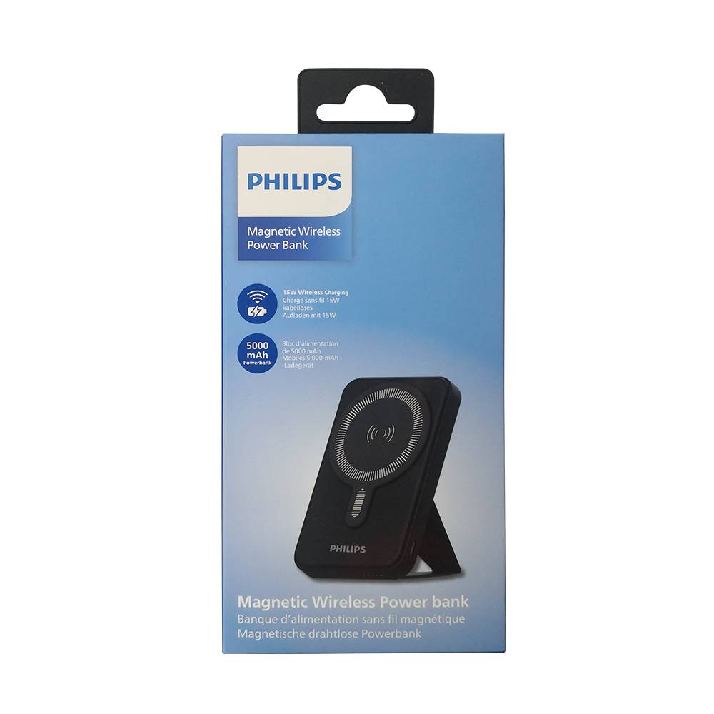 Philips 15W Magnetic Wireless Power Bank 5000mAh Wireless Charger ...