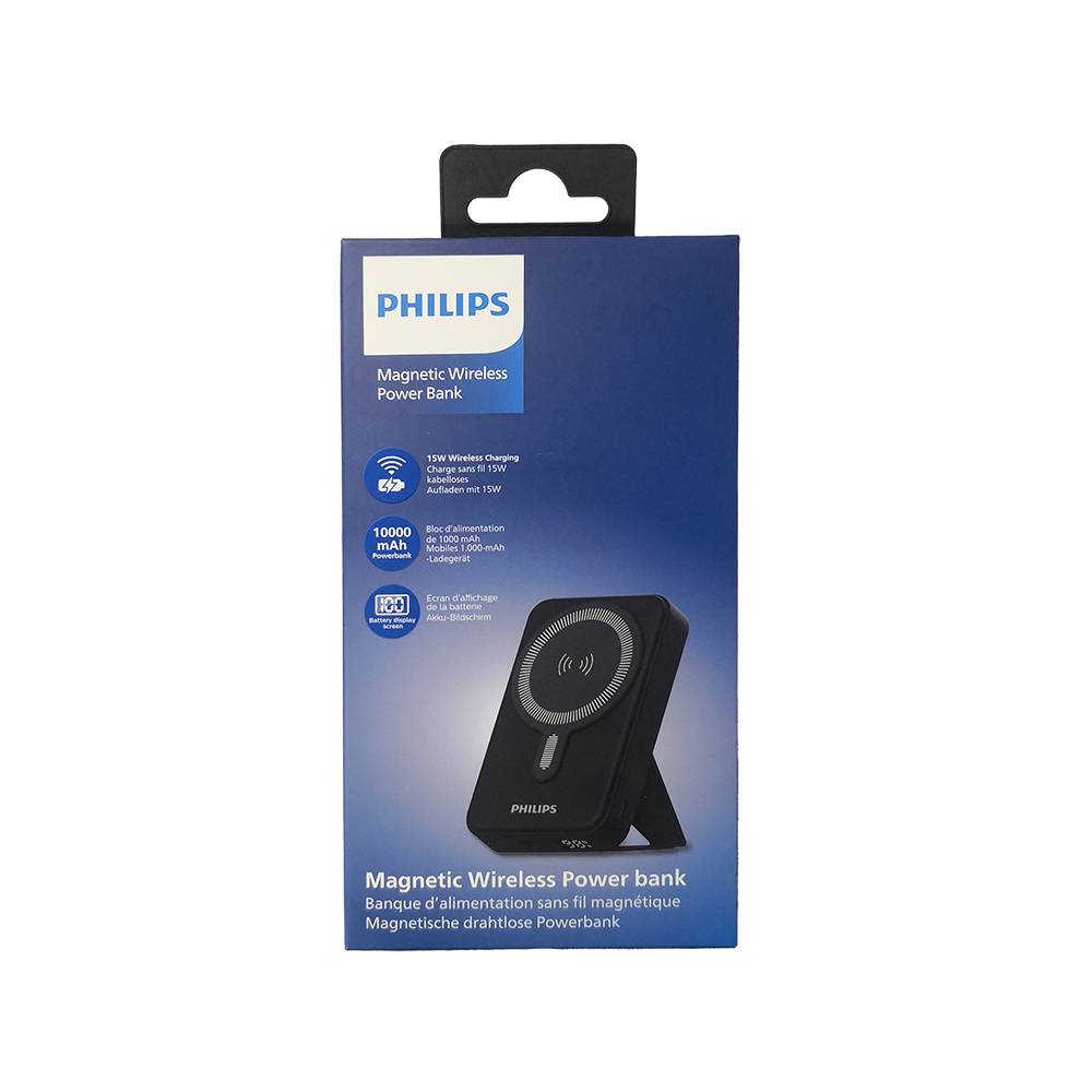 Philips 15W Magnetic Wireless Power Bank 10000mAh Powerbank with ...