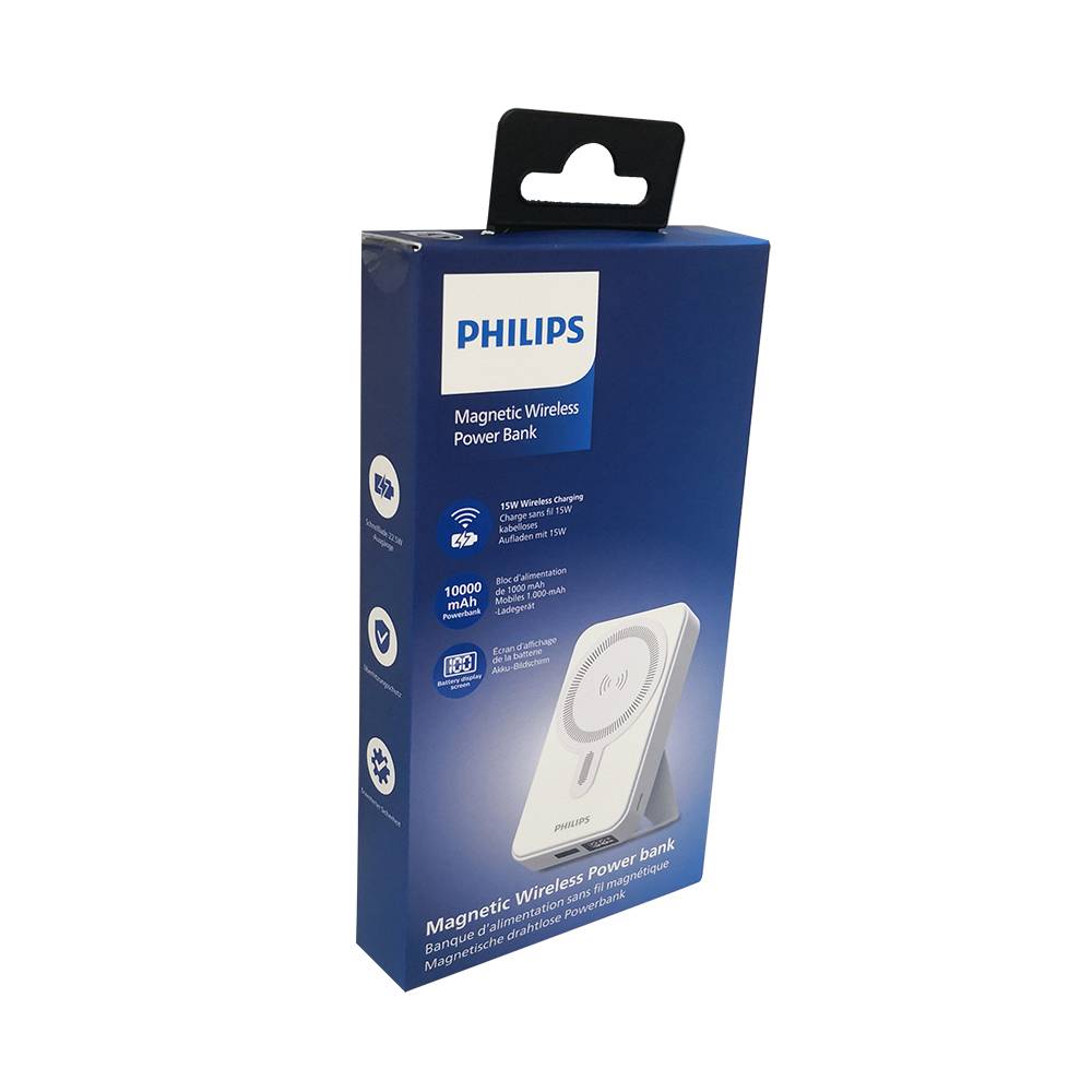 Philips 15W Magnetic Wireless Power Bank 10000mAh Powerbank with ...