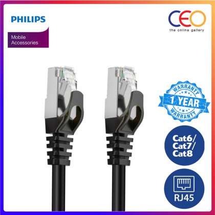 Philips Network LAN RJ45 Cable Ethernet Gigabit Internet Wire For Router Cat6 / Cat7 / Cat8 ...