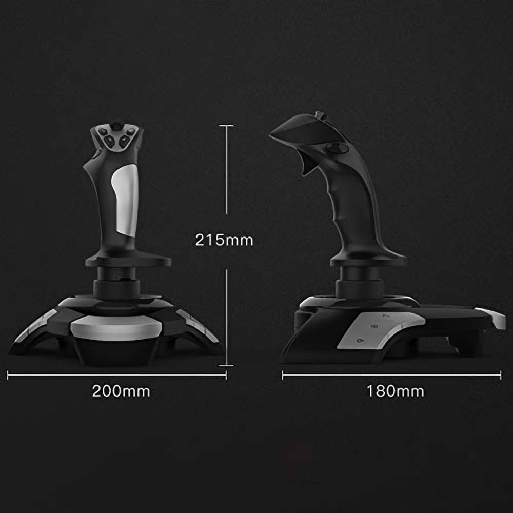 Pxn F16 Flight Simulation Stick Joystick 3d Usb Wired Fly Simulator