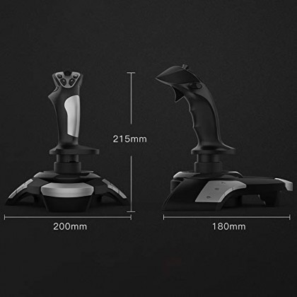 PXN F16 Flight Simulation Stick Joystick 3D USB Wired Fly Simulator ...