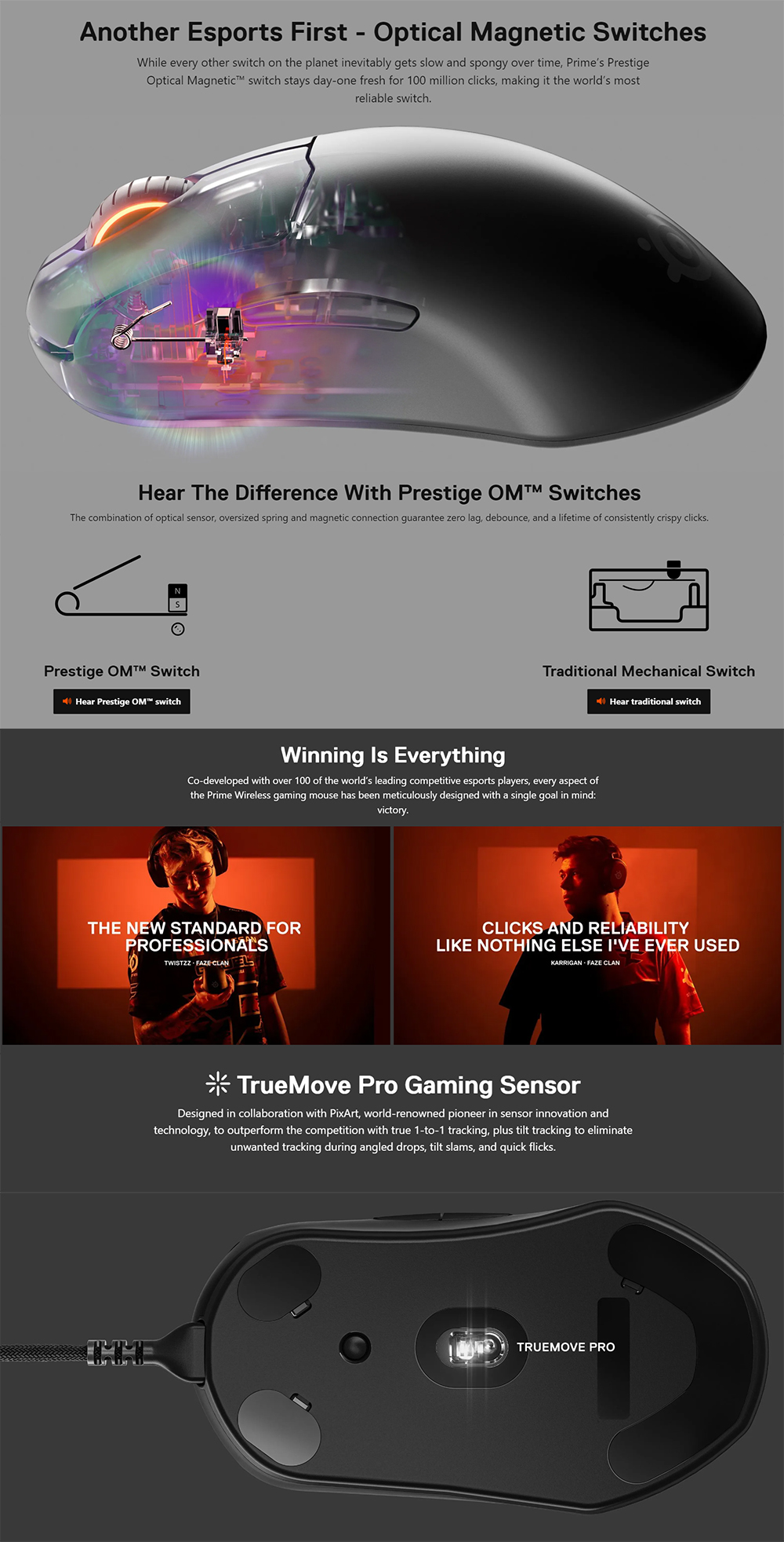 SteelSeries Prime Wired Mouse
