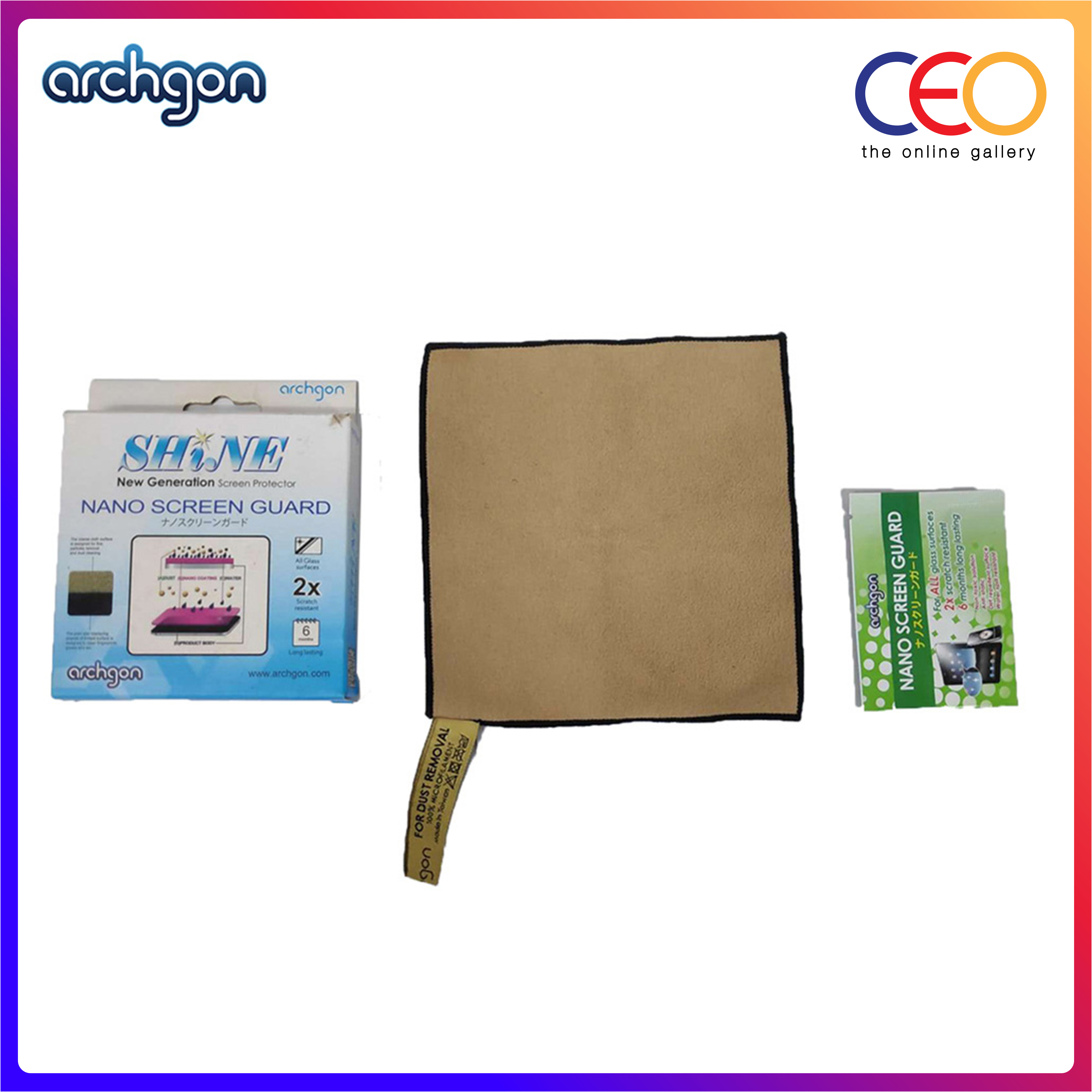 Archgon SHINE Nano Technology Screen Guard Protector Microfilament for ...