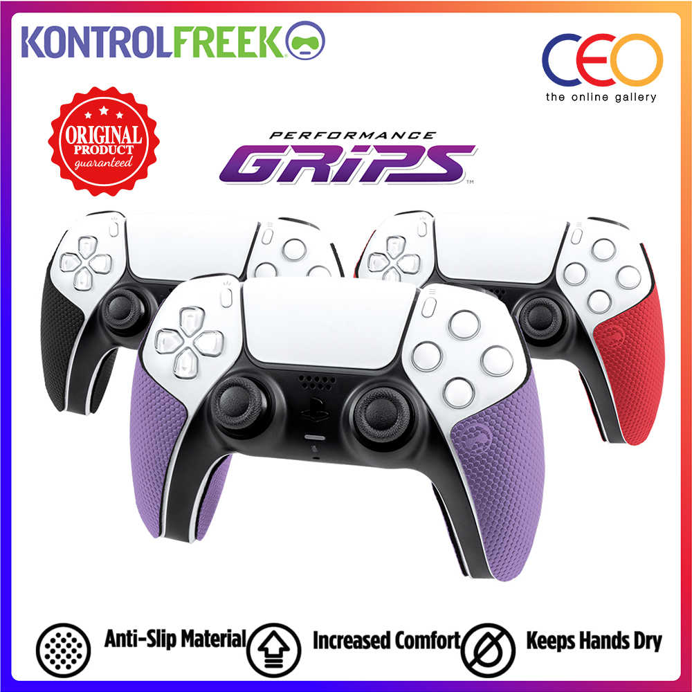KontrolFreek Performance Grips for PS5 Controller Honeycomb-Stamped ...