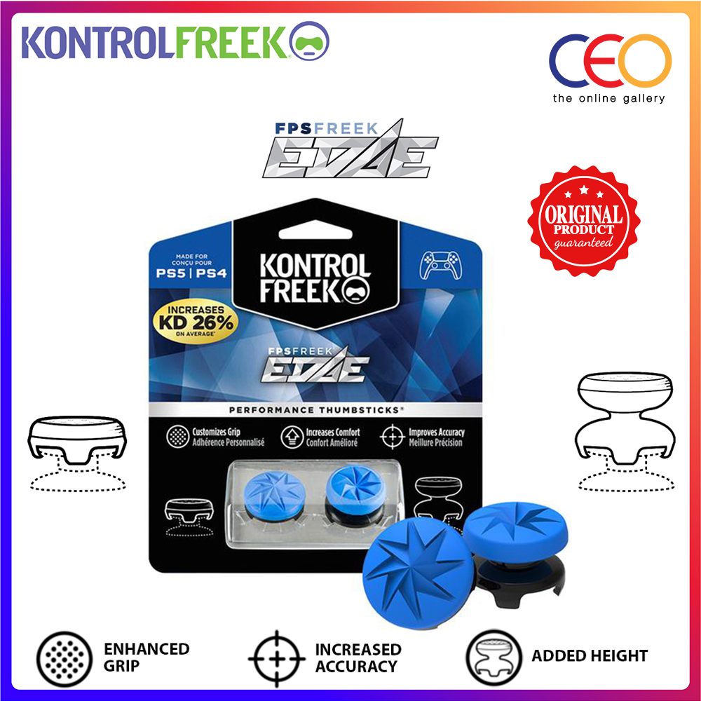 KontrolFreek FPS Freek Edge Blue Eight Contact Point Pattern Hybrid ...