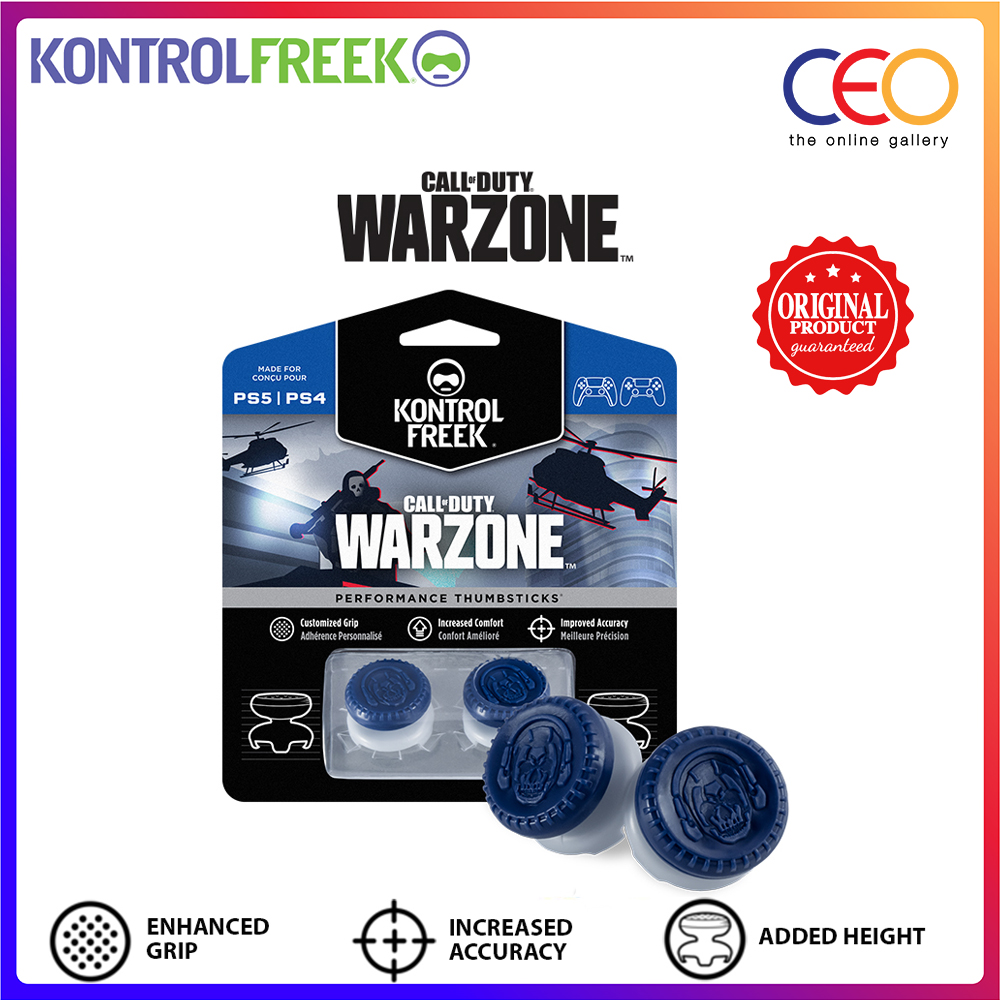 KontrolFreek Call Of Duty: Warzone Performance Thumbstick Ghost Hybrid ...